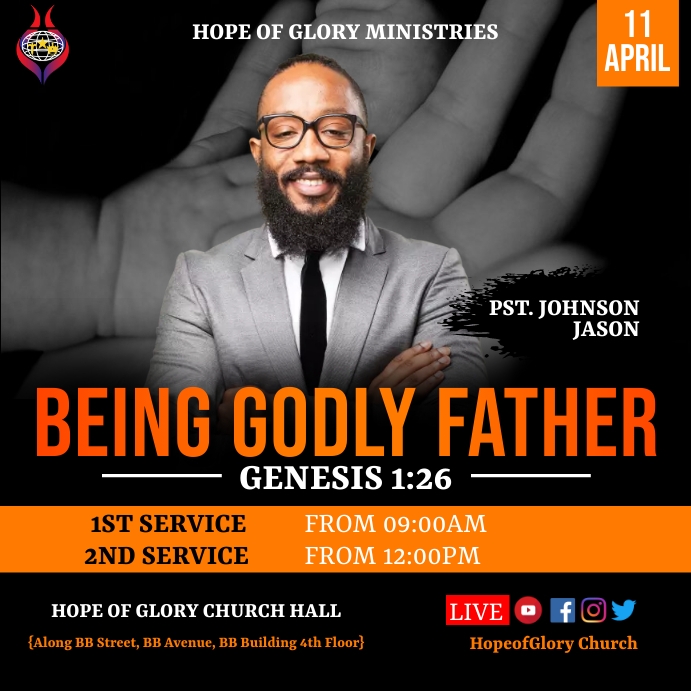 Sermon topic Template | PosterMyWall