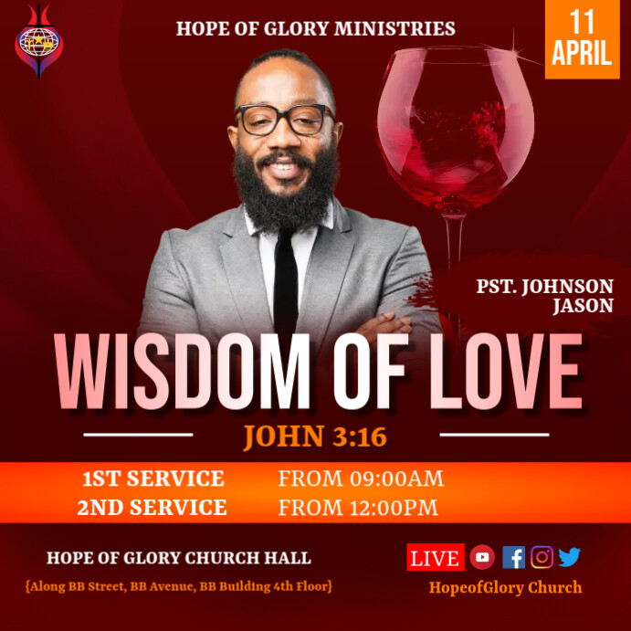 Sermon topic Template | PosterMyWall