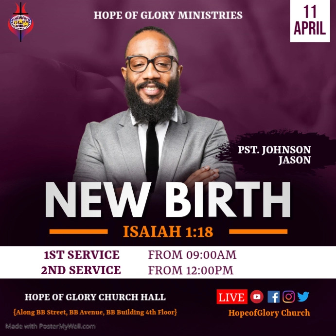 Sermon topic Template | PosterMyWall