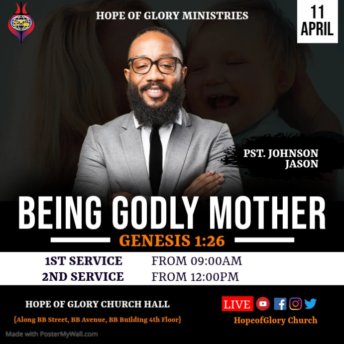 Plantilla de Sermon topic | PosterMyWall