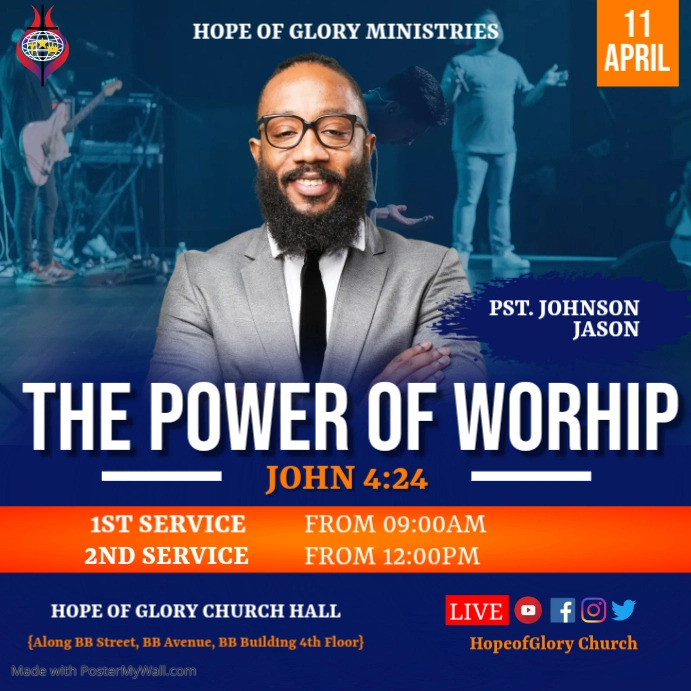 Sermon topic Template | PosterMyWall