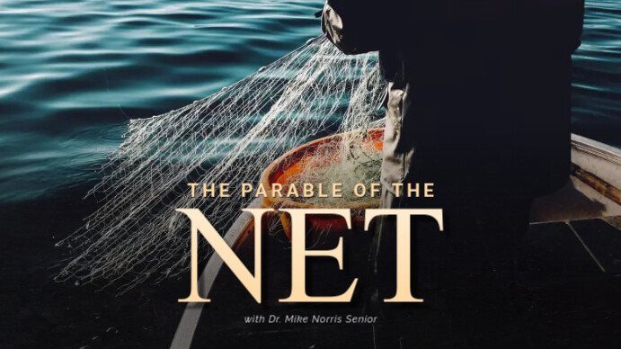 sermon topic design the parable of the net Template | PosterMyWall