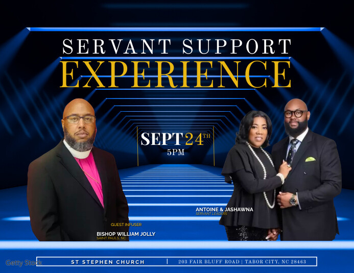 Servant Support Experience Template | PosterMyWall