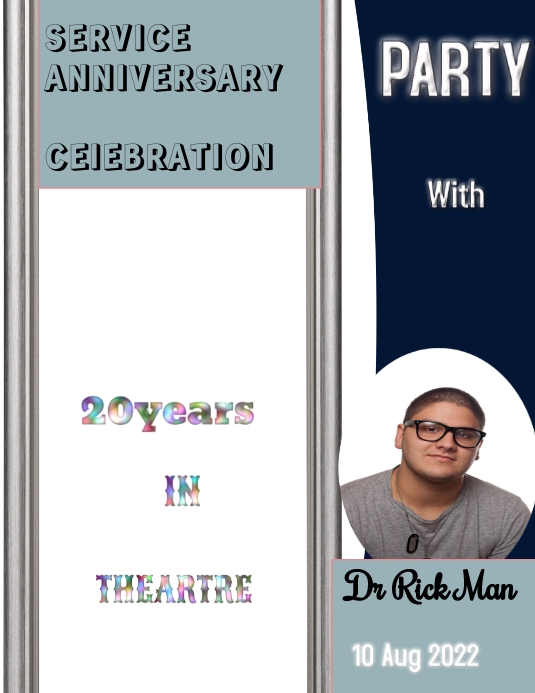 Service anniversary flyer (5) Template | PosterMyWall