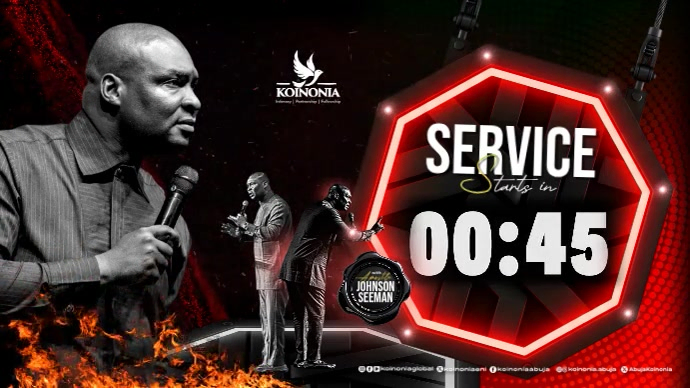 Service Starts Countdown Template | PosterMyWall