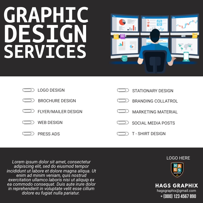 SERVICES INSTA TEMPLATE.C | PosterMyWall