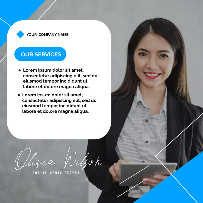 Plantilla de SERVICES TEMPLATE | PosterMyWall