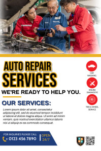 Electrical Contractor Services Flyer Poster Template | PosterMyWall