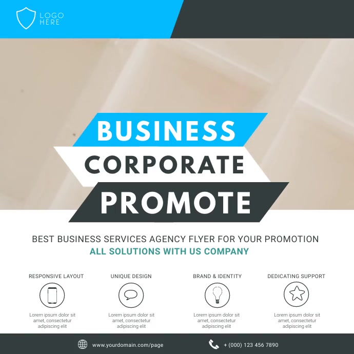 BUSINESS VIDEO TEMPLATE.C | PosterMyWall
