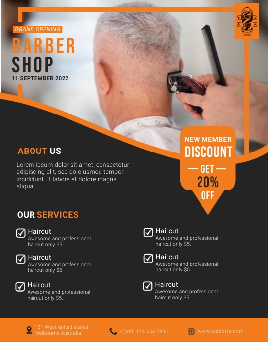 SERVICES WALLBOARD.C Template | PosterMyWall