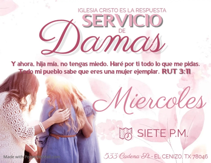 Servicio de Damas | PosterMyWall
