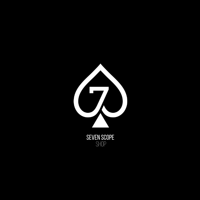 Seven Scope Shop Logo Template | PosterMyWall