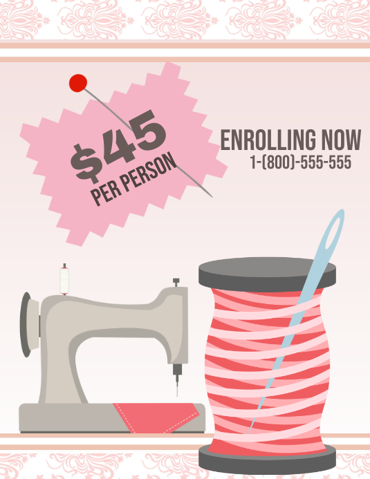 Sewing Template | PosterMyWall