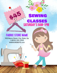 2,080+ sewing class Customizable Design Templates | PosterMyWall