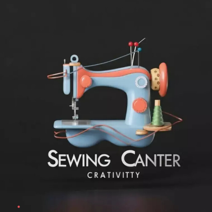 Sewing machine design template | PosterMyWall