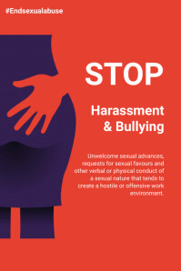 82+ Free Templates for 'Harassment awareness poster' | PosterMyWall