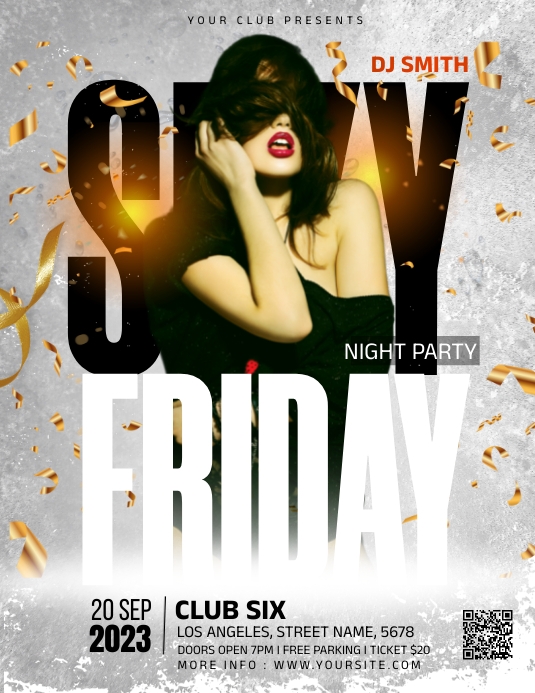 Modèle Sexy Friday | PosterMyWall