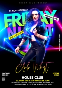 Modèle Brochure Vip Night Flyer Template | PosterMyWall