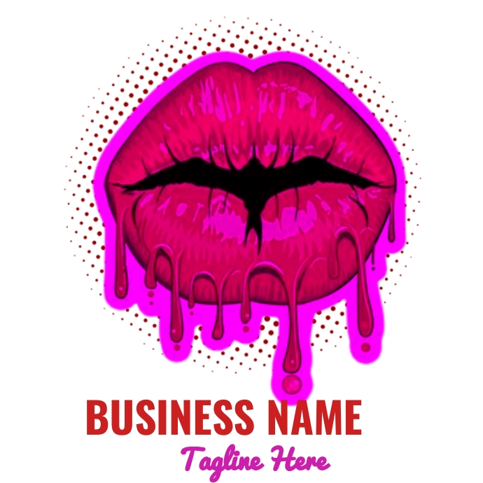 Sexy Lip Biting logo ,Tongue Out Hd Transpar Template | PosterMyWall