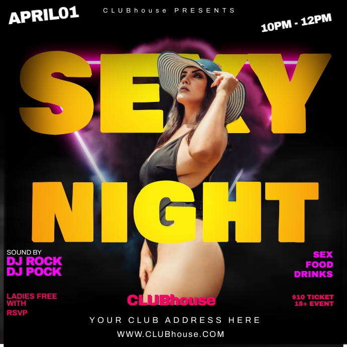 Sexy Night Template Postermywall