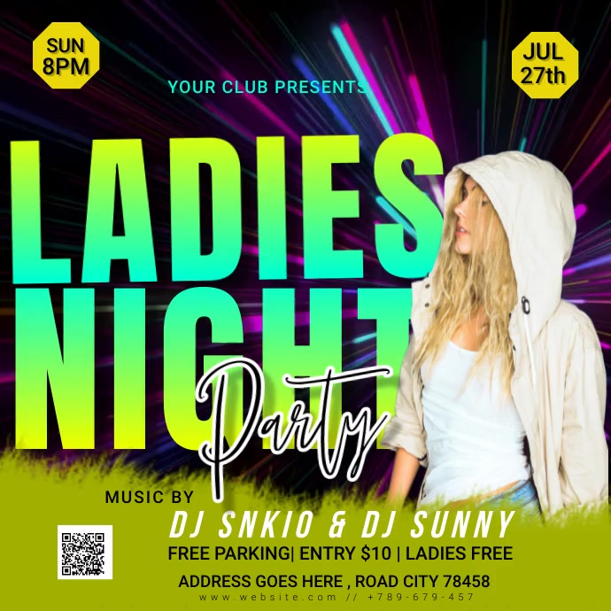 sexy night / ladies night Templat | PosterMyWall