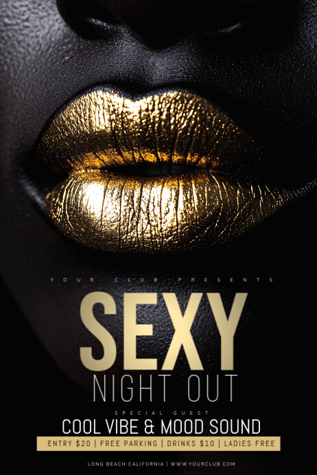 Sexy Night Out Party Instagram Ad Template | PosterMyWall