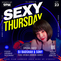 Thursday night club party flyer template | PosterMyWall