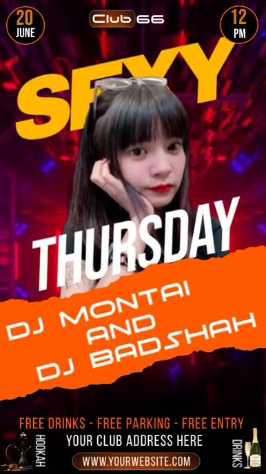 Sexy Thursday Party Night Flyers Template Postermywall