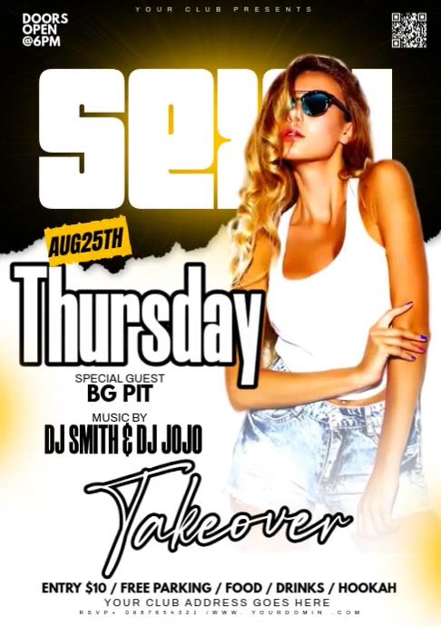 Plantilla de Sexy Thursday takeover | PosterMyWall