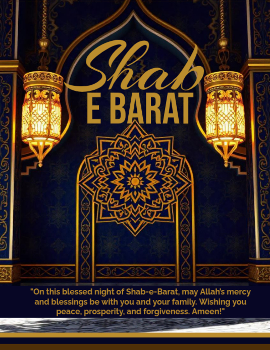 Shab E Barat Template | PosterMyWall