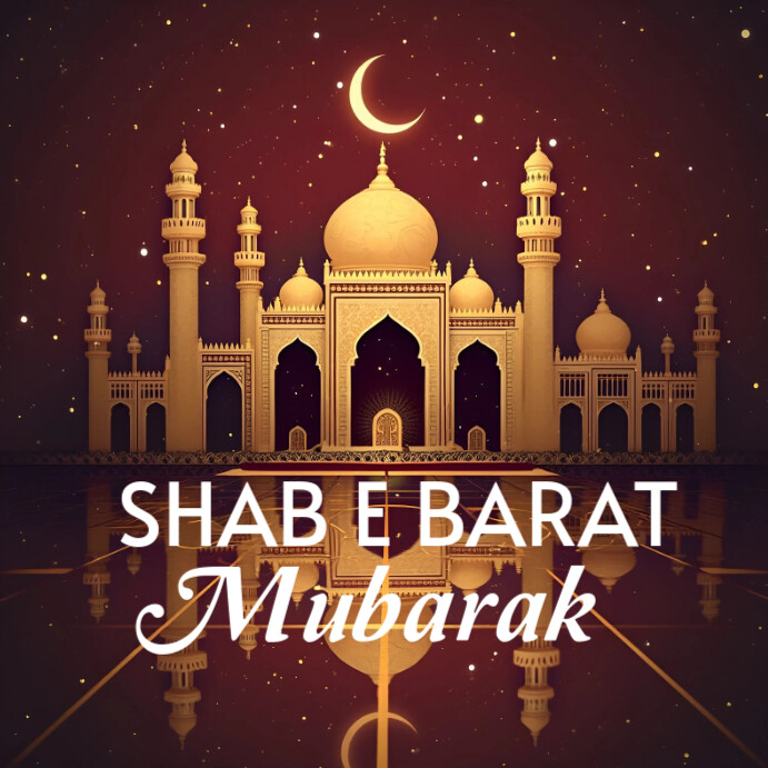 SHAB E BARAT MUBARAK GREETINGS Template | PosterMyWall