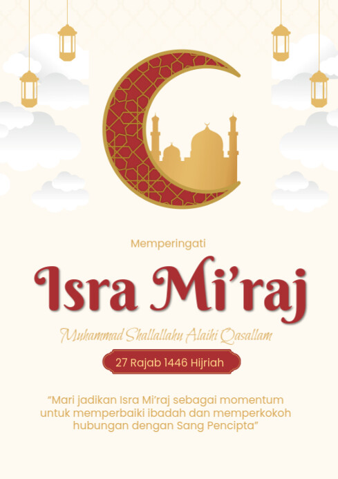 Copy of shab e meeraj | PosterMyWall