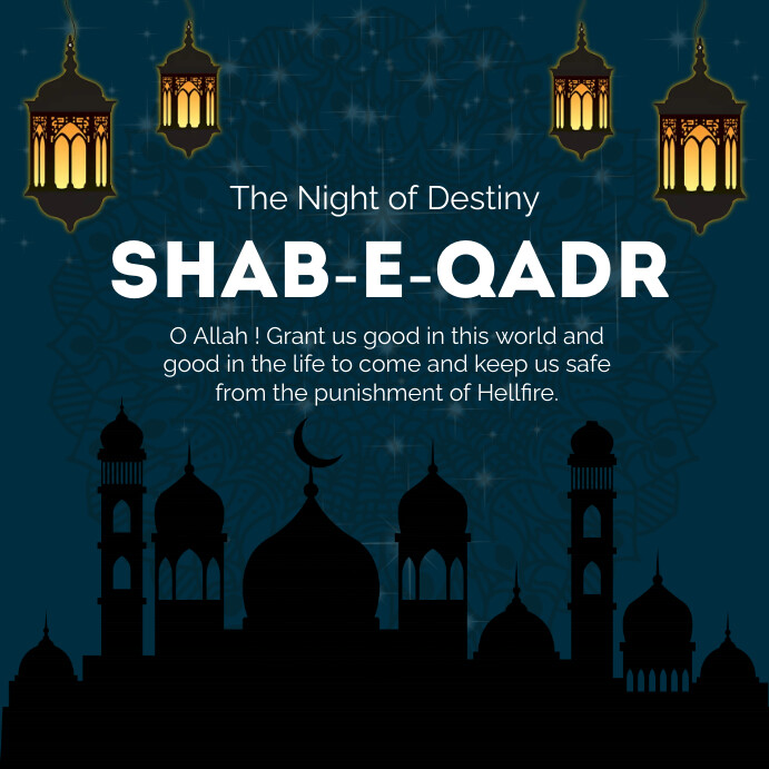 Shab-E-Qadr Poster Template | PosterMyWall