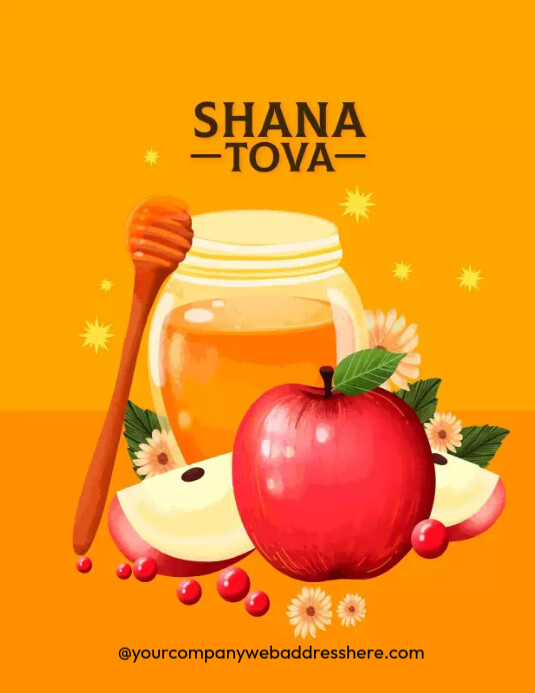 Plantilla de shana tova | PosterMyWall