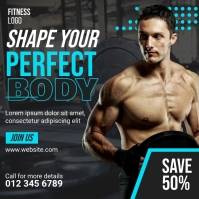 Body Shape Fitness Ads Template | PosterMyWall