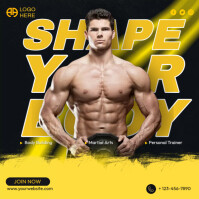 Body Building Ads Template | PosterMyWall