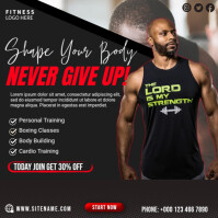 Get In The Shape Ads Template | PosterMyWall