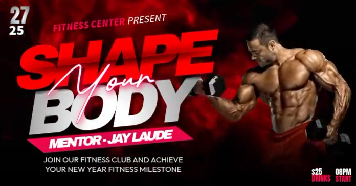 Shape Your Body Template | PosterMyWall