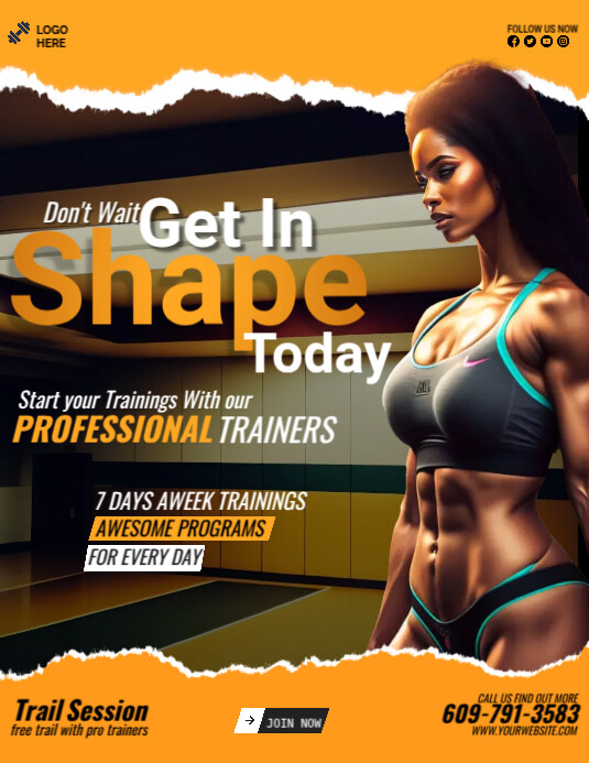 Copy of Shape Your Body Today | PosterMyWall