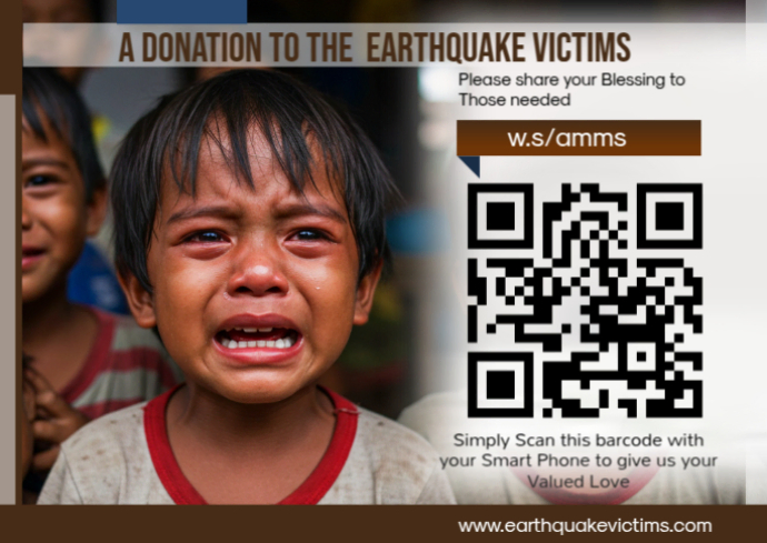 Share Love, Rebuild Broken Lives Template | PosterMyWall