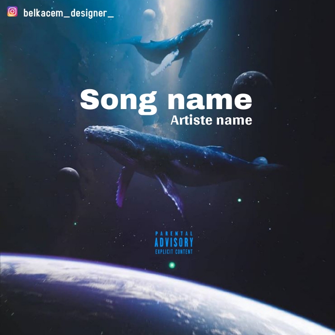 shark cover art Template | PosterMyWall