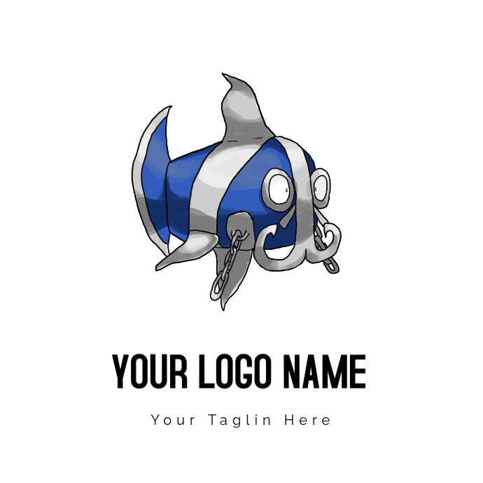 Shark Whales, Logo Template | PosterMyWall