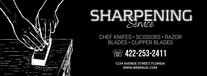 Sharpening Service promo ad template | PosterMyWall