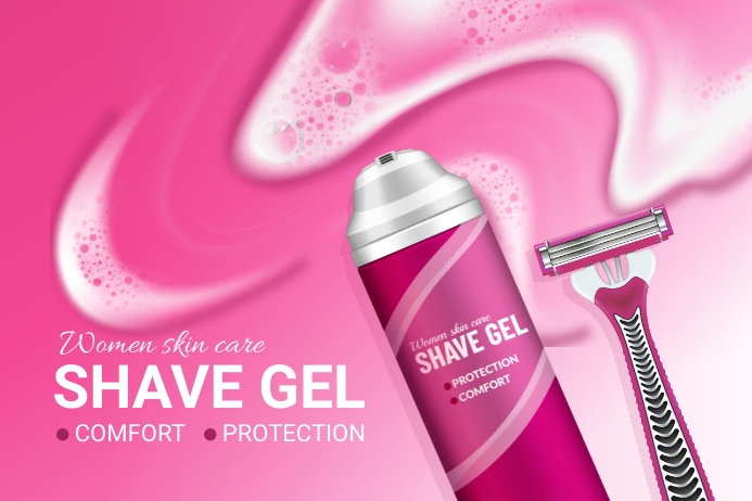 Shave Gel Template | PosterMyWall