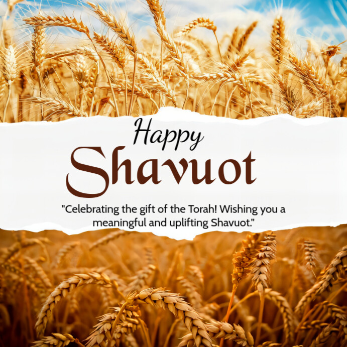 Shavuot Template | PosterMyWall
