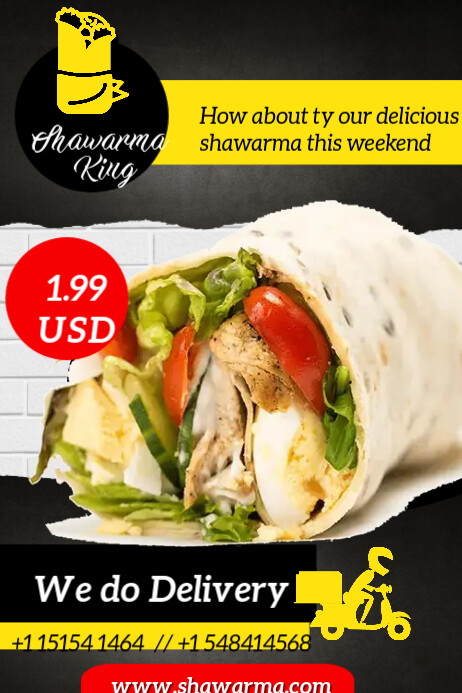 shawarma Template | PosterMyWall