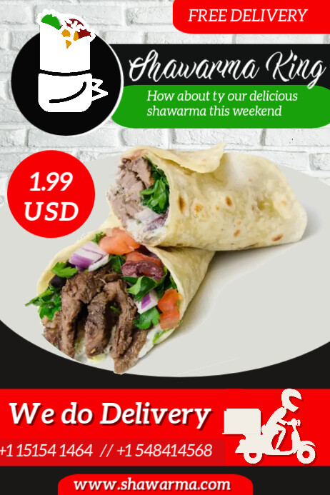 shawarma Template | PosterMyWall