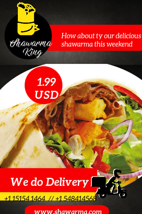 shawarma Template | PosterMyWall