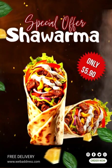 Shawarma Special Deals Template | PosterMyWall