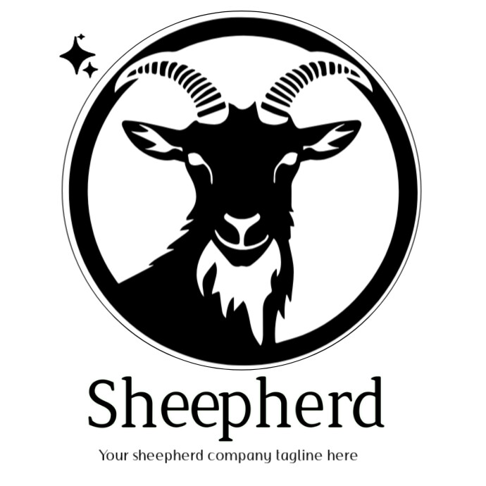 Plantilla de sheepherd logo animal logo gaming logo sports logo brand ...